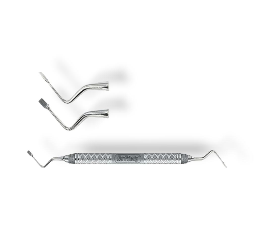 EMPACADOR DE HILO RETRACTOR GUYER 7 SIN MUESCAS MANGO 6 HU-FRIEDY